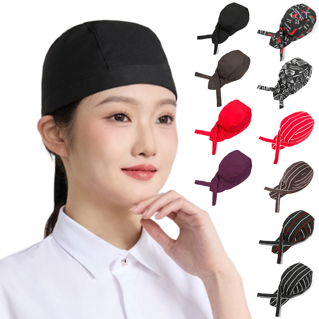 GYT 1PC Unisex Top Chef Pirate Hat Hotel Restaurant Canteen Bakery ...