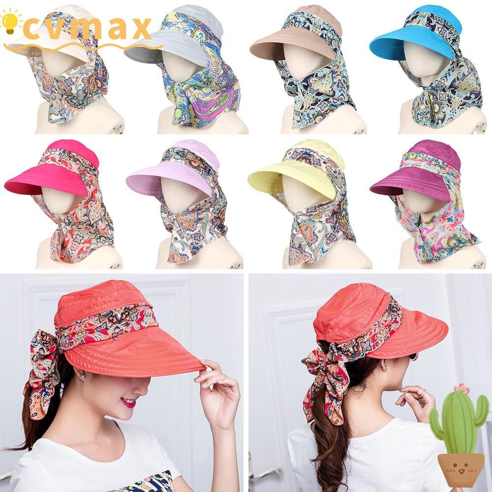 CYMX Sun Visor Hat Foldable Portable Sunscreen Wide Brim Beach Cap ...