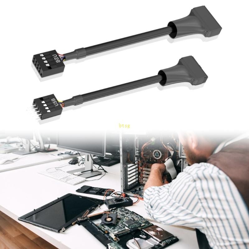 BT USB 3 0 to USB 2 0 Motherboards Adapter Cable for Front Panel ...