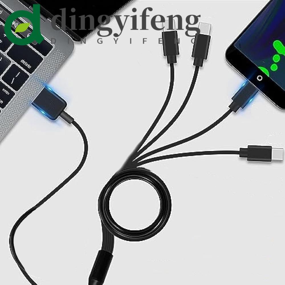 DINGYIFENG USB C Splitter Cable, 6 in 1 Type-C Micro-USB Multi USB C To ...
