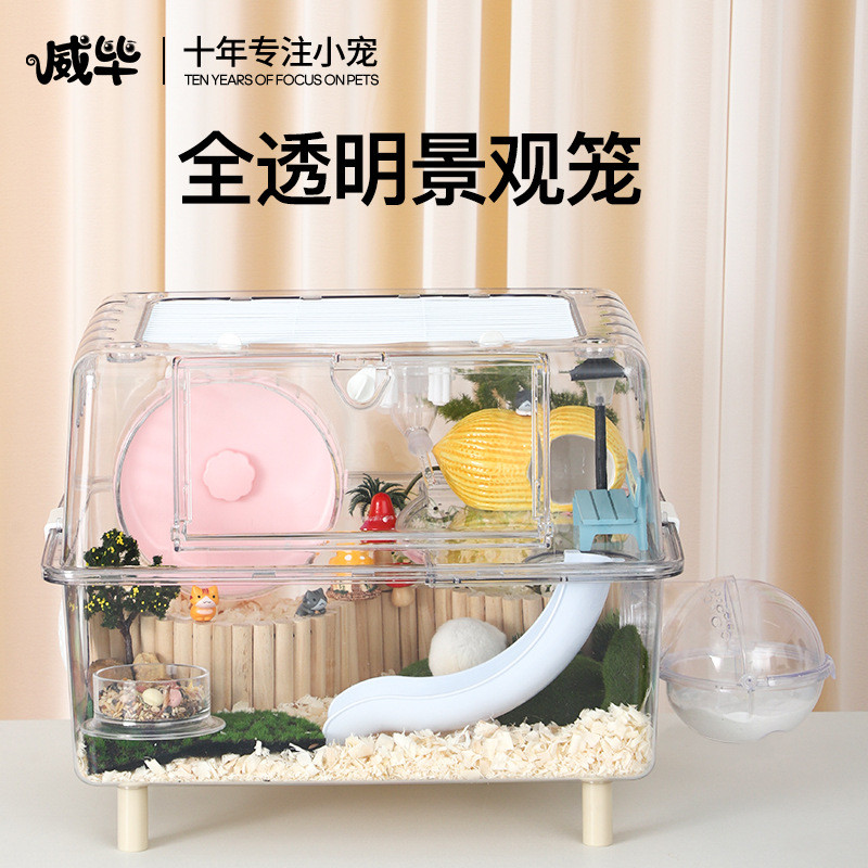 Sangkar Hamster Rumah Hamster Emas Tetikus Bunga DIY Telus Sepenuhnya ...