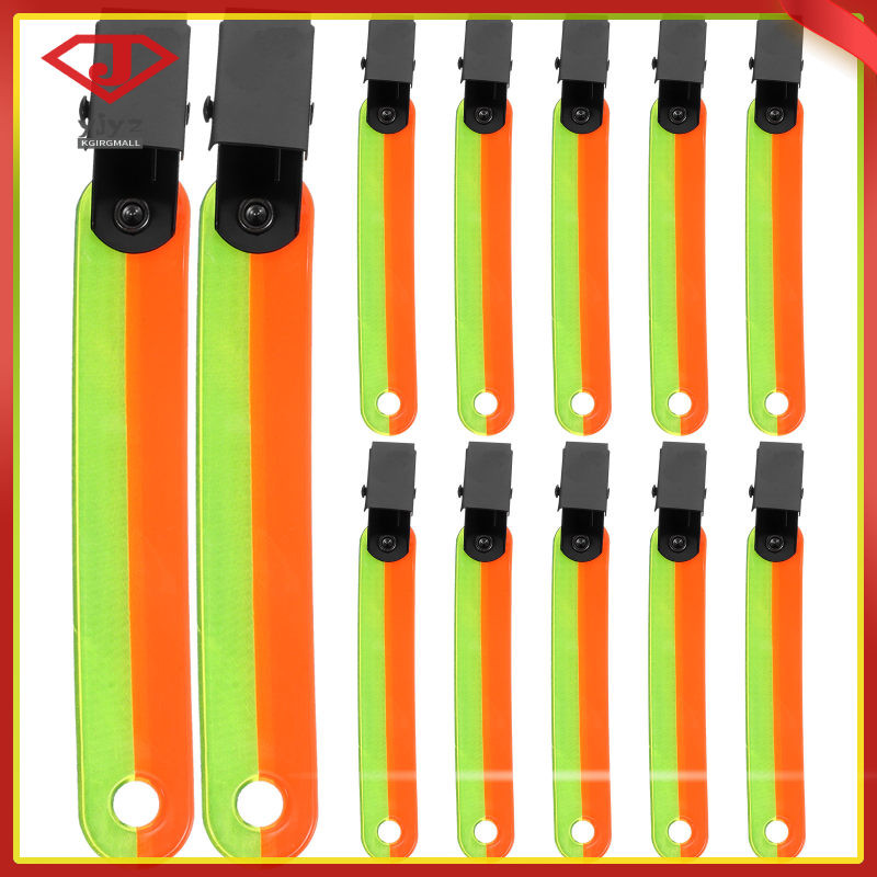 12 Pcs Survey Marking Flags Driveway Markers Reflective Clip ...
