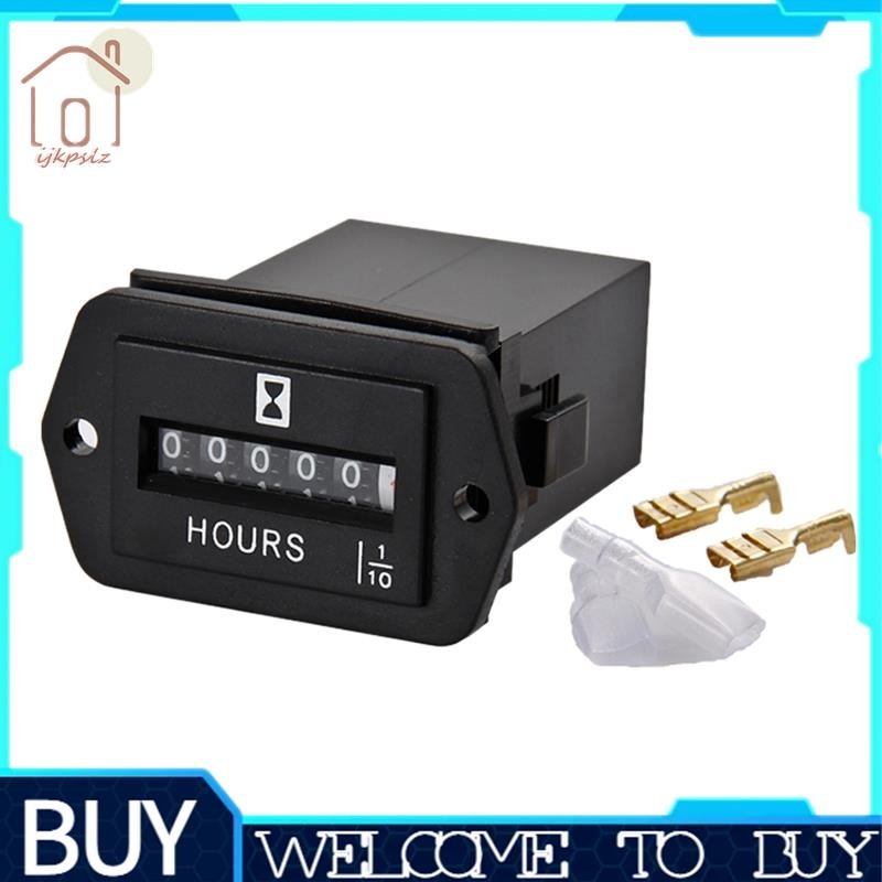 HM002 AC110-250V Timer Mechanical Hour Meter Hourmeter for Engine Generator Boat Motorcross ...