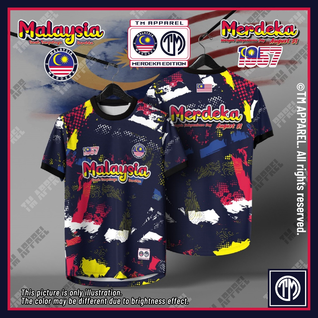MERDEKA2024 FULL SUBLIMATION JERSEYS | Shopee Malaysia