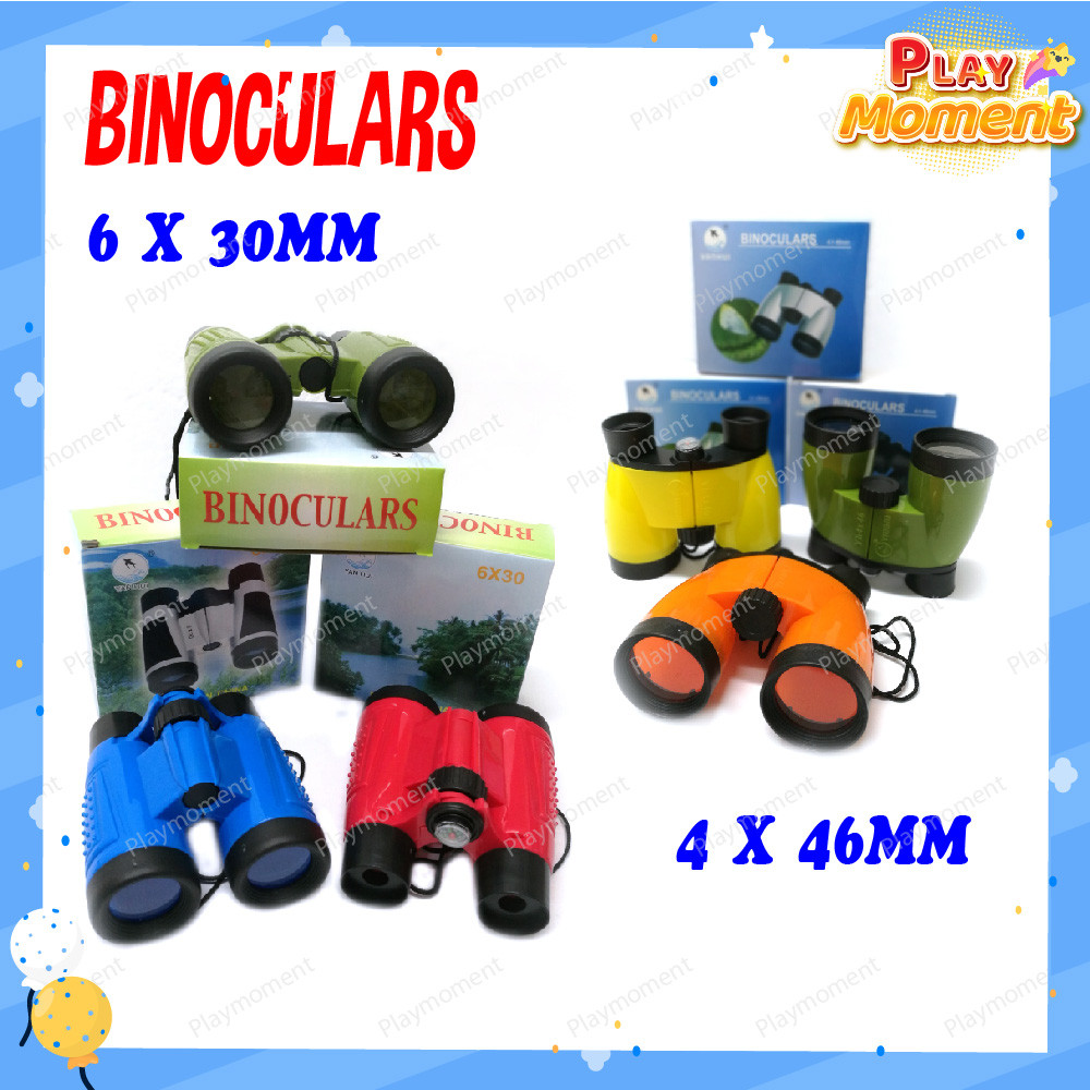Binoculars Telescope Magnification Toy Optics Binocular for Kids 4x46 ...