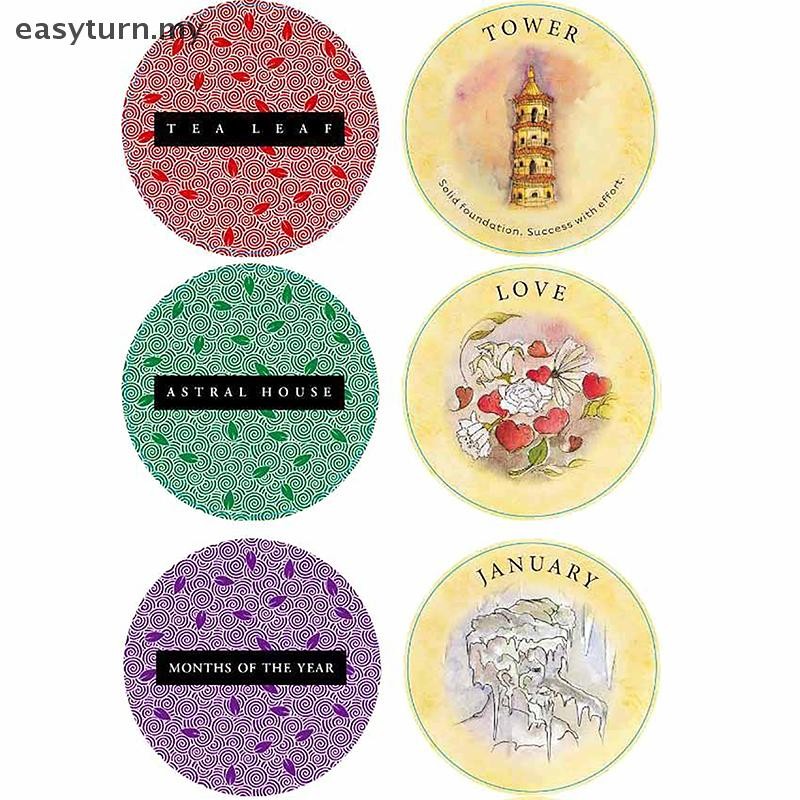 Eas Tea Leaf Fortune Cards Tarot Oracle Card Prophecy Divination Deck ...