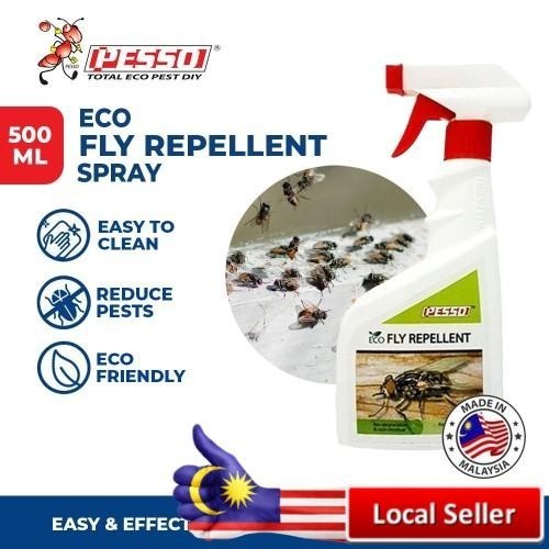 Pesso Eco Fly Repellent Liquid Spray 500ML Penghalau Lalat Natural Serai Wangi Semburan Cecair ...