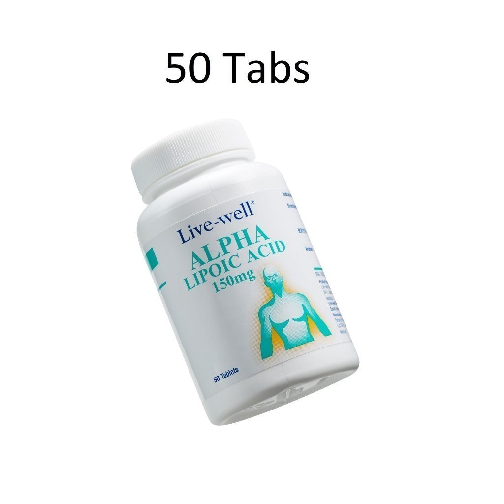 Live-Well Alpha Lipoic Acid 150mg 50's / 2x50's[EXP:1/27] | Shopee Malaysia