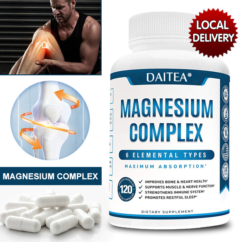 Daitea Magnesium Complex Capsules - Improves Bone and Heart Health ...