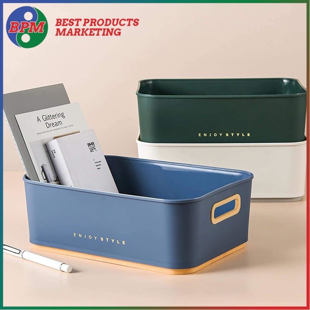 BPM Modular Plastic Home Storage Organizer/ Basket/ Tray with handle ...