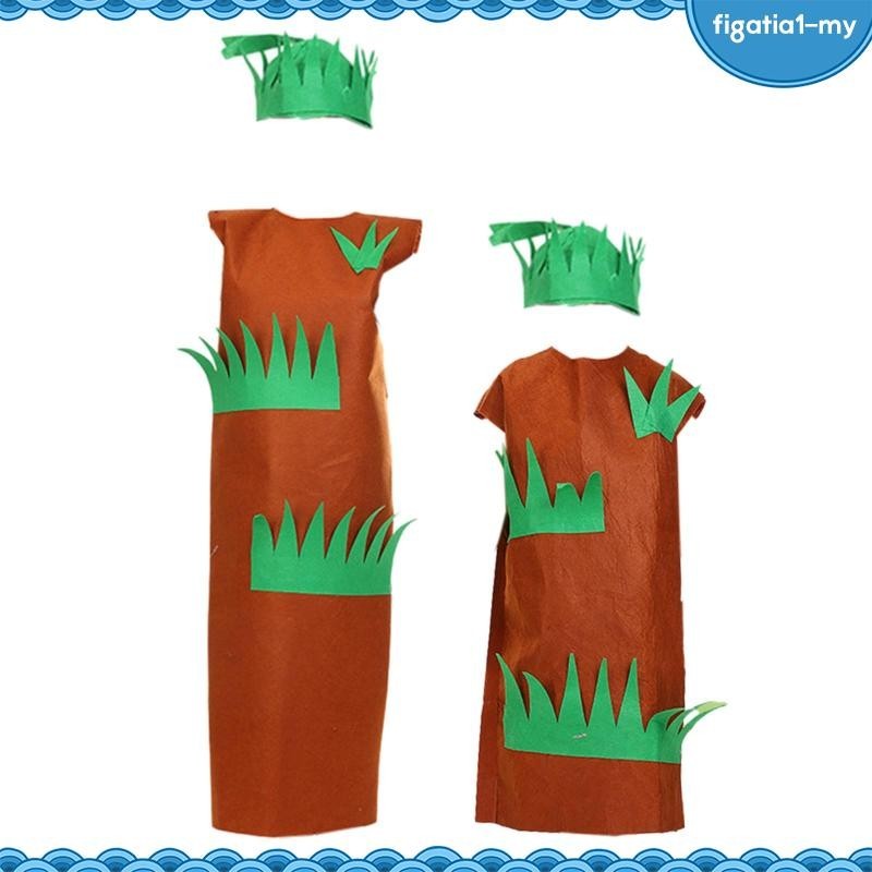 [figatia1] Tree Grass Cosplay Costume Fashion Show Outfit Headdress ...