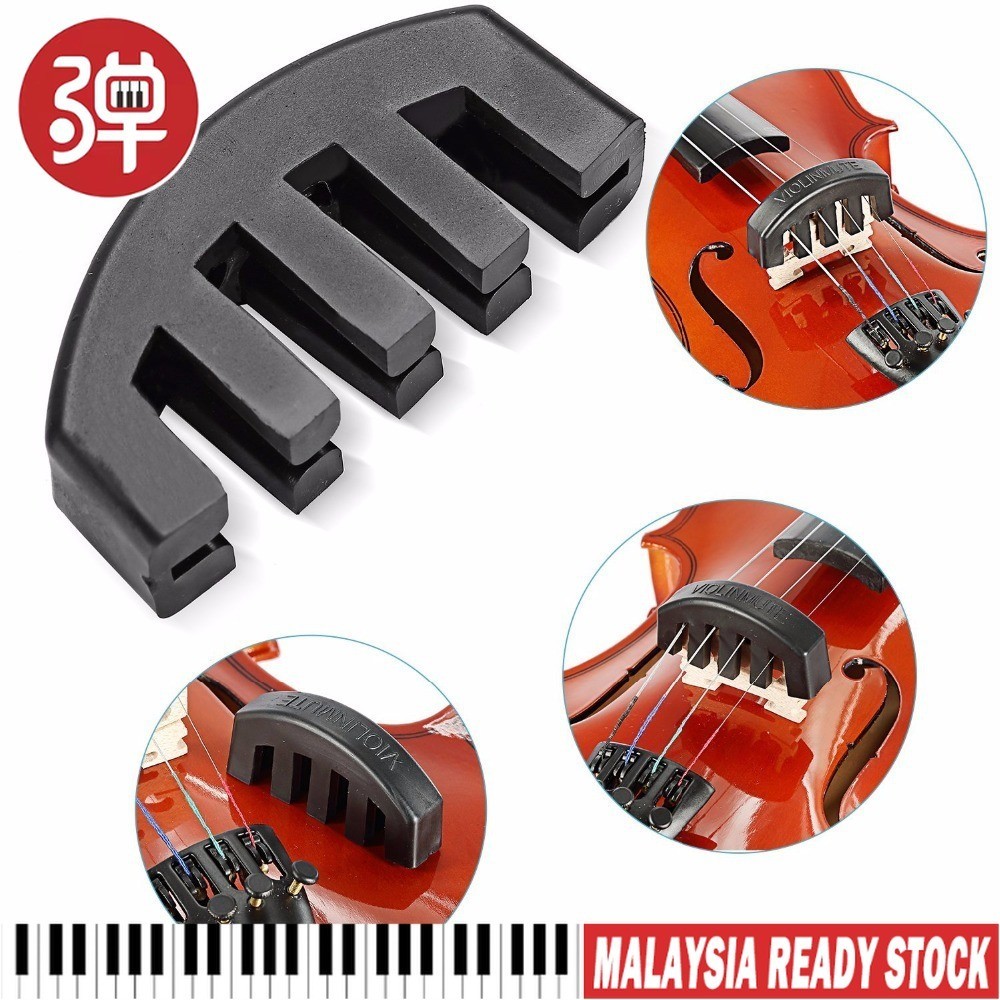Viola Silencer Silencer Rubber 4/4 Violin Silencer Practice Silent ...