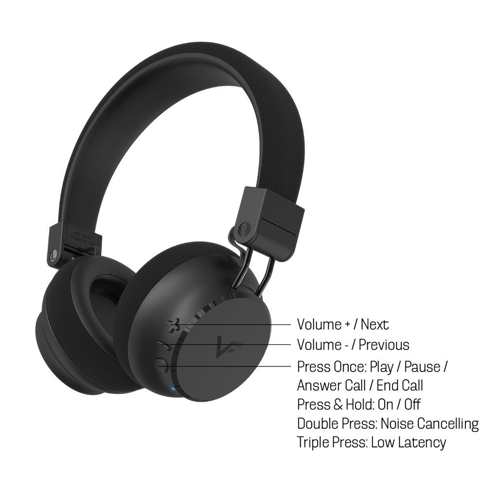 Vinnfier VF ANC 300 BT Active Noise Cancelling Bluetooth Headphone ...