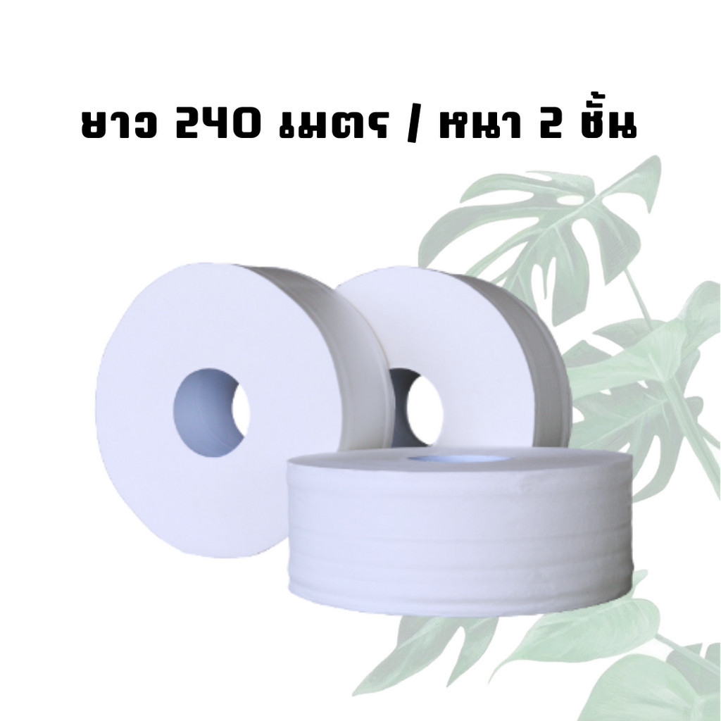Large Roll Of Tissue 2 Layers Thick 240 Meters Long Carton Of 12 Rolls ...