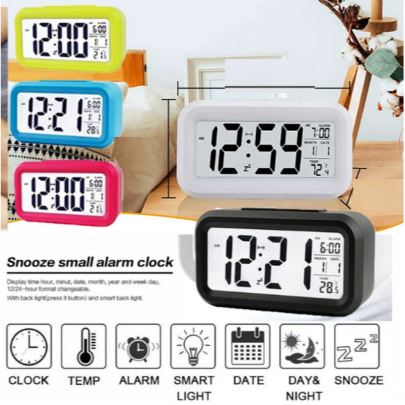 Digital Clock / Digital Alarm Clock / Smart Digital Desk Clock - Loud ...