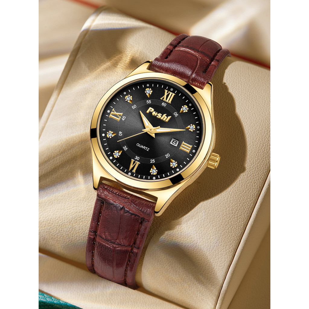 POSHI Jam Tanggan Perempuan Waterproof Fashion Korean Quartz Watch for ...