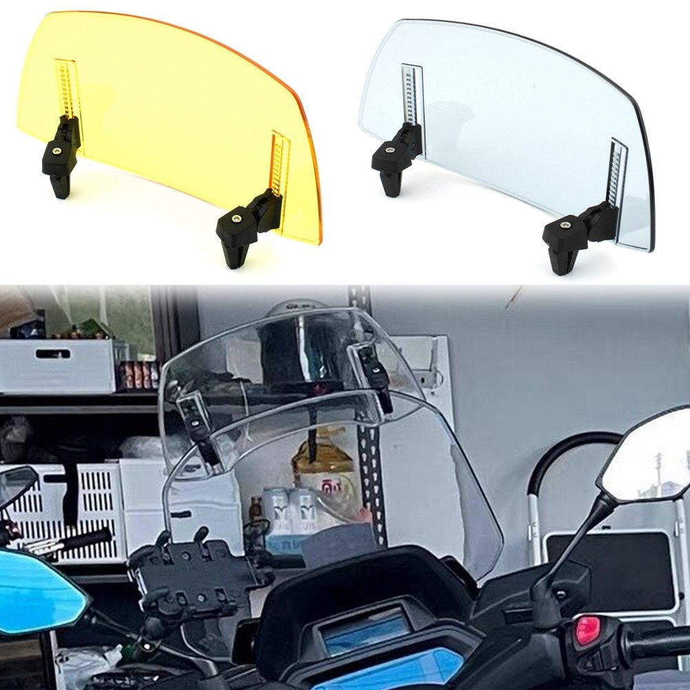 Universal Motorcycle Windscreen Adjustable Motorcycle Windshield ...
