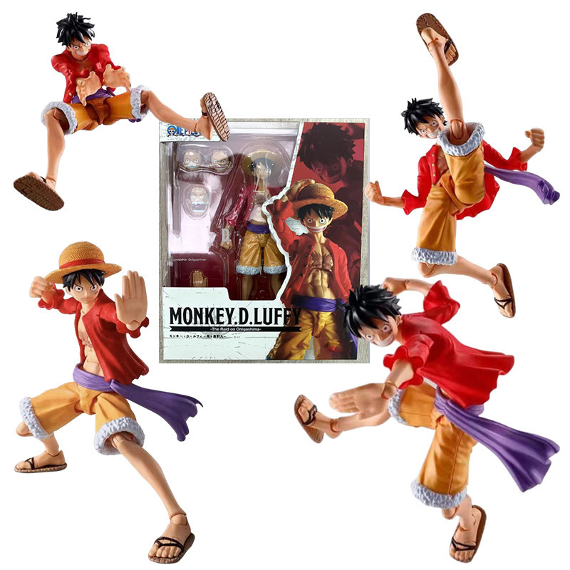 SHF Luffy One Piece S.H. Figuart Luffy Articulado Zoro Monkey D Luffy ...