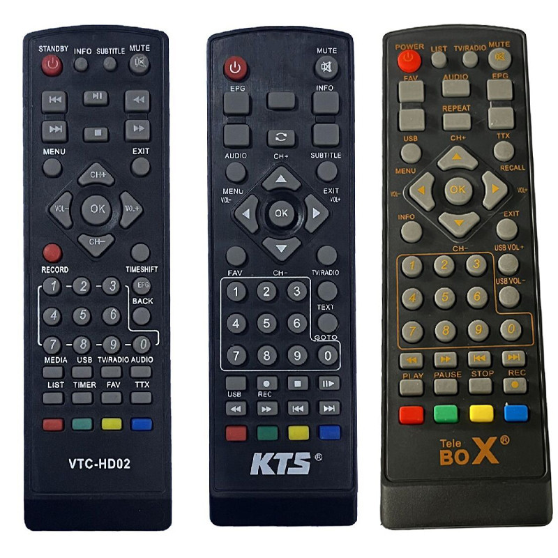 Remote Control Suitable for TV Box VTC-HD02 KTS TeleBOX | Shopee Malaysia