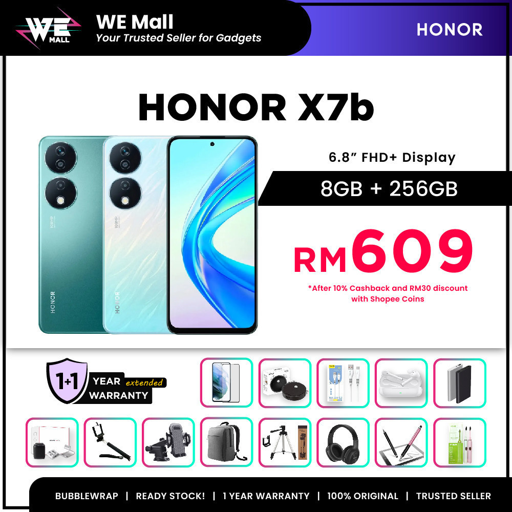 HONOR X7b [8+8GB RAM 256GB ROM STORAGE] - Original HONOR Malaysia ...