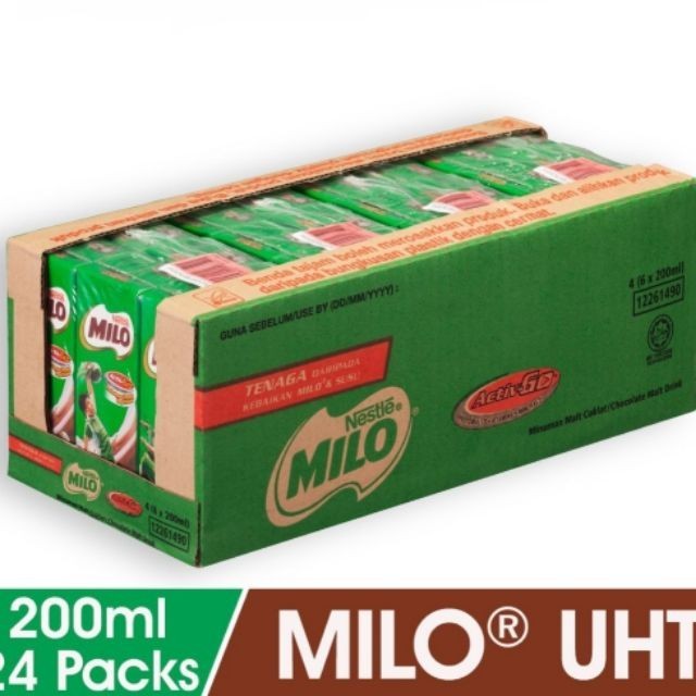 Milo ACTIV-GO UHT 200ml ×24pcs /Milo Kotak **Max 3 cartons per order ...