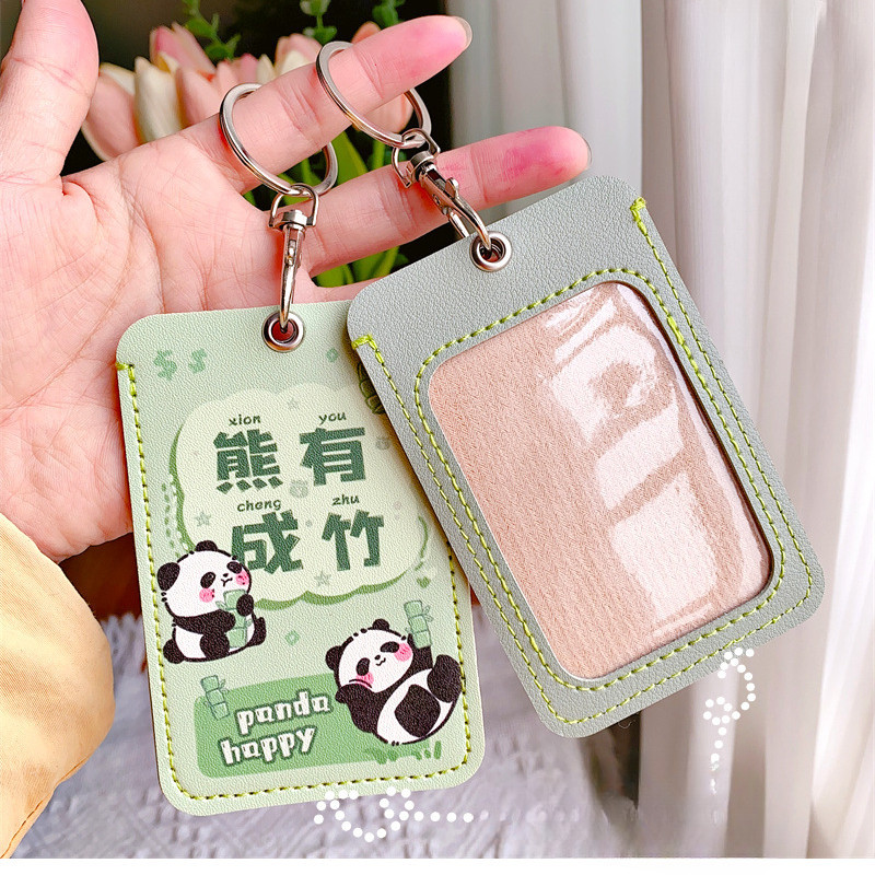 Cartoon Cartoon ID Access Control Card Holder Work Permit Student Bus ...