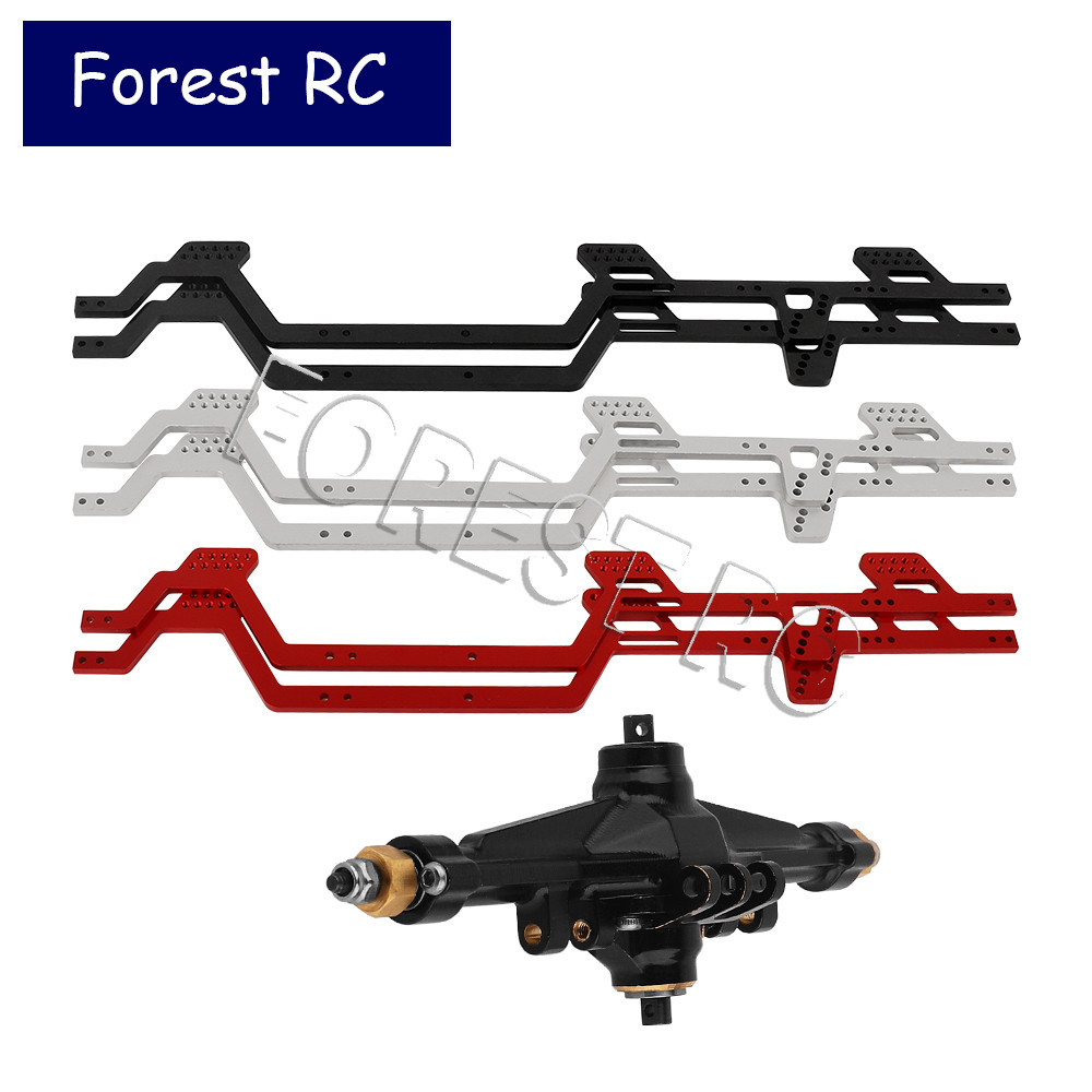 TRX-4M Aluminum Alloy 6x6 Chassis Frame Rail with Brass Complete Middle ...