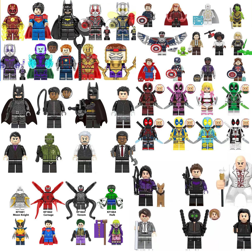 Building Block Minifigures Toy Educational Toys for Kids Avengers ...