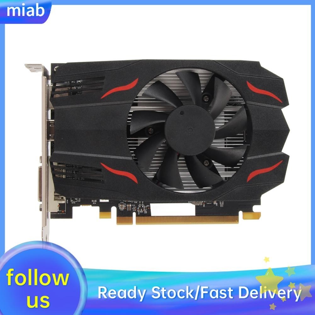 Maib Gaming Graphics Card 4K Support RX550 4GB GDDR5 with Fan for ...