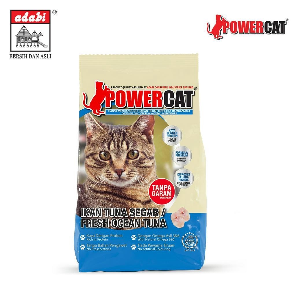 Powercat Fresh Ocean Tuna Dry Food 6.5KG (FAST SHIPPING) | Shopee Malaysia