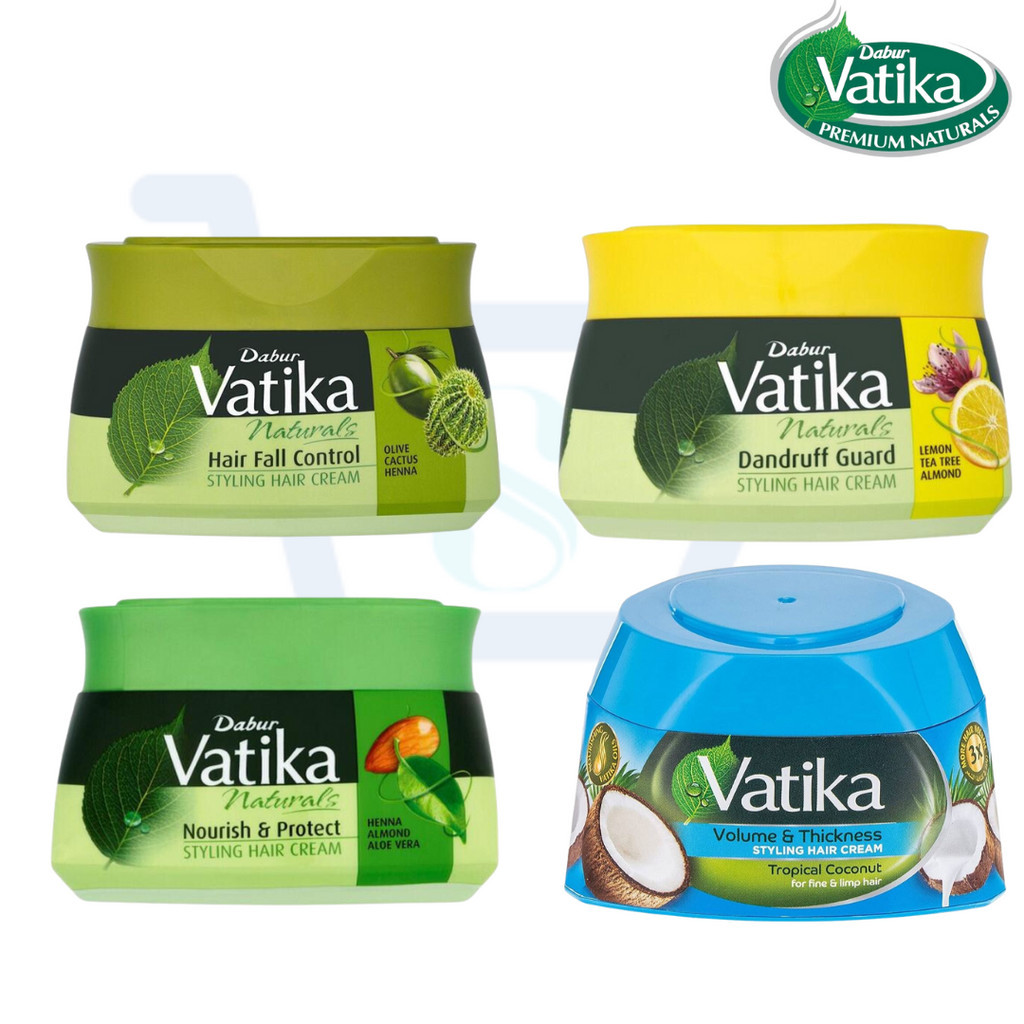 Vatika Herbal Hair Cream 140ml | Hairfall Control | Shopee Malaysia