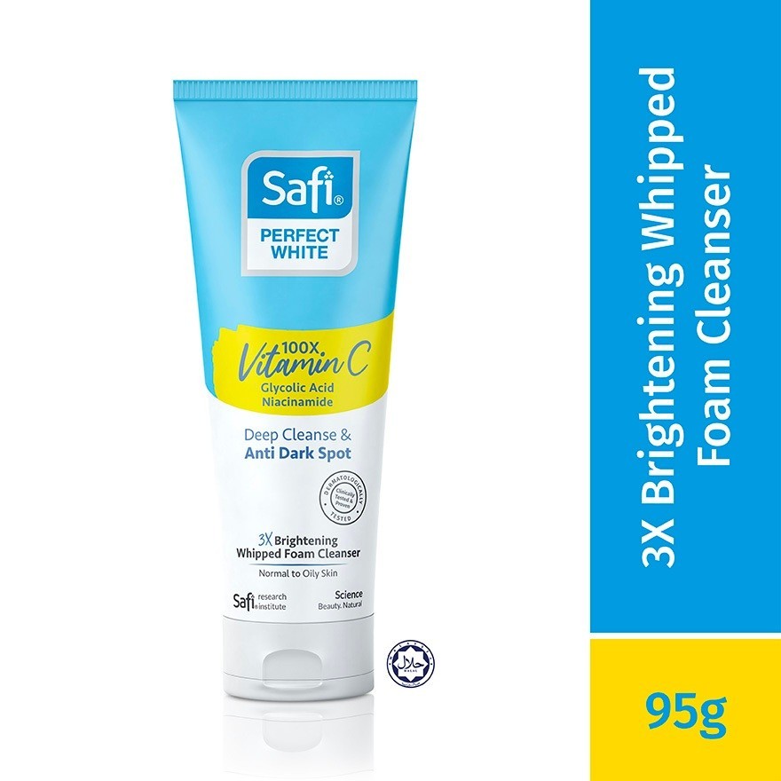 SAFI Perfect White 3X Brightening Whipped Foam Cleanser 95g |100X ...