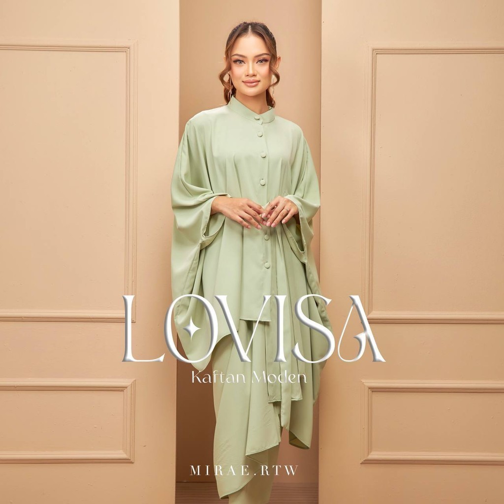 MIRAE || LOVISA Exclusive Kaftan Modern Semi Instant Pario | Shopee ...