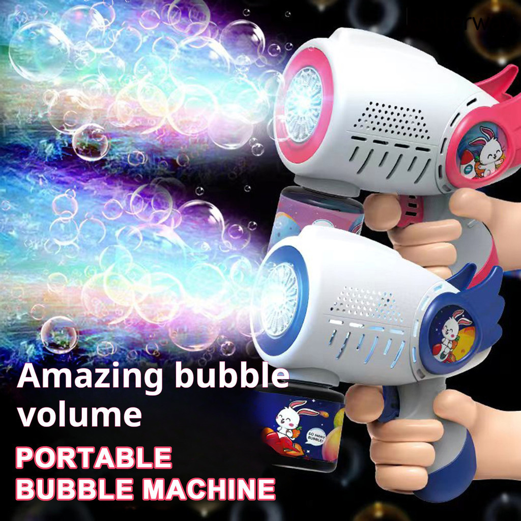 Betterway Kids Bubble Maker Machine with Light 10 Holes Astronaut Dinosaur Handheld Automatic ...