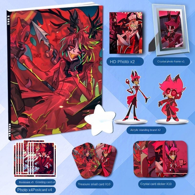 【24H SHIP】Alastor Hazbin Hotel Surrounding Album anime Gift Bag Small ...