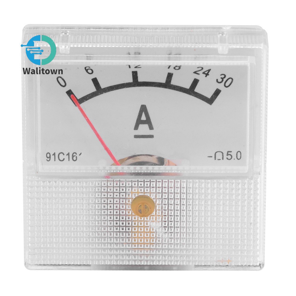 91C16 pointer type DC ammeter current measuring instrument 10A 20A 30A ...