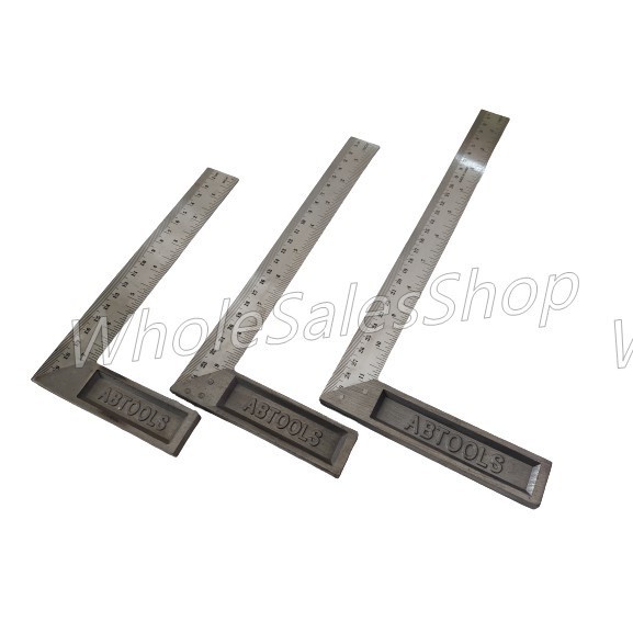 L RULER STAINLESS STEEL L-SQUARE ANGLE RULER TRY SQUARE PEMBARIS SESIKU ...
