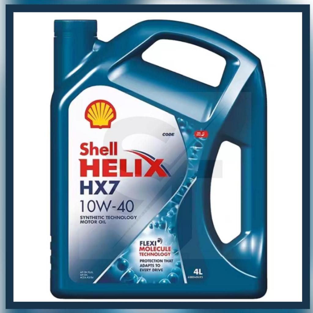 Shell Helix HX7 10W40 Semi Synthetic Engine Oil (4 Liter) For Honda ...