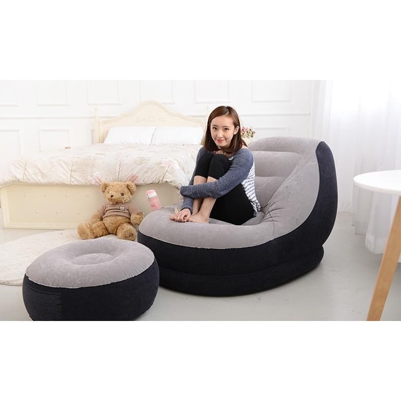 ORIGINAL INTEX! WITH FOOT STOOL! Intex sofa Intex Inflatable Sofa Intex ...