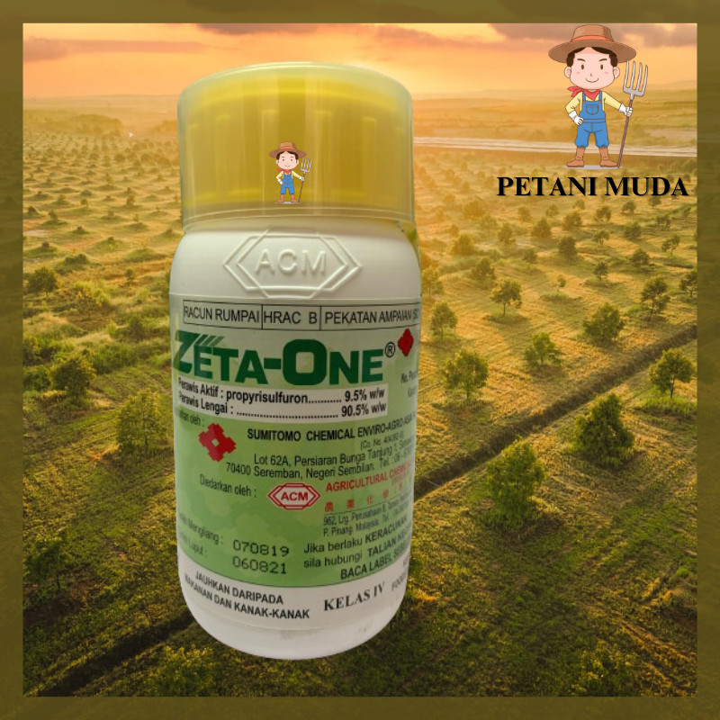 [ORIGINAL] 200ml ZETA ONE ACM Zetaone(SAMA REVOLT 13.0EC)RACUN RUMPUT ...