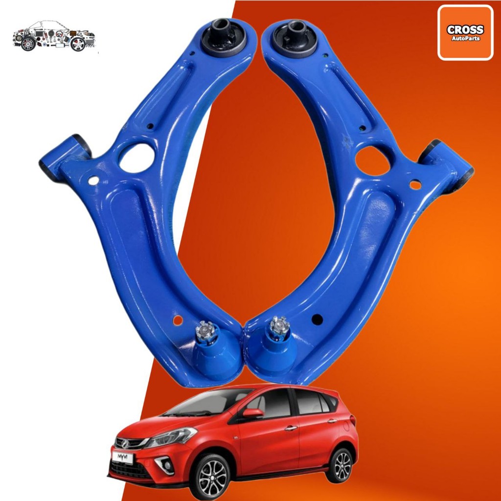 🚨ORIGINAL MARS🚨 HEAVY DUTY BLUE LOWER ARM FOR PERODUA MYVI 3RD GEN ...