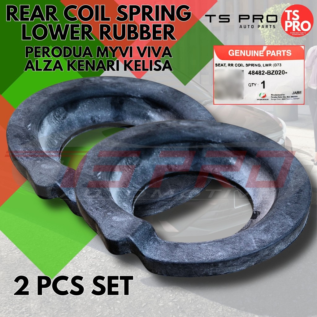 (Pair) Perodua Myvi Viva Alza Kenari Kelisa Genuine Rear Coil Spring ...