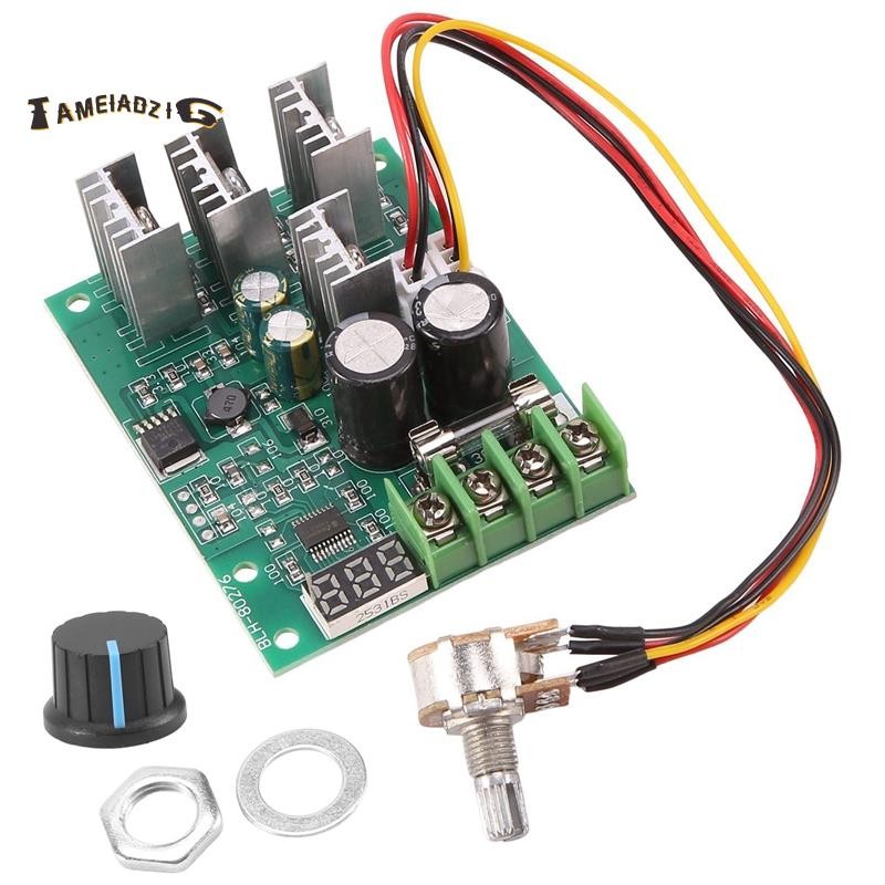 DC 6-60V 30A Adjustable LED Digital Motor Speed Regulator PWM DC Motor Speed Controller 12V 24V ...
