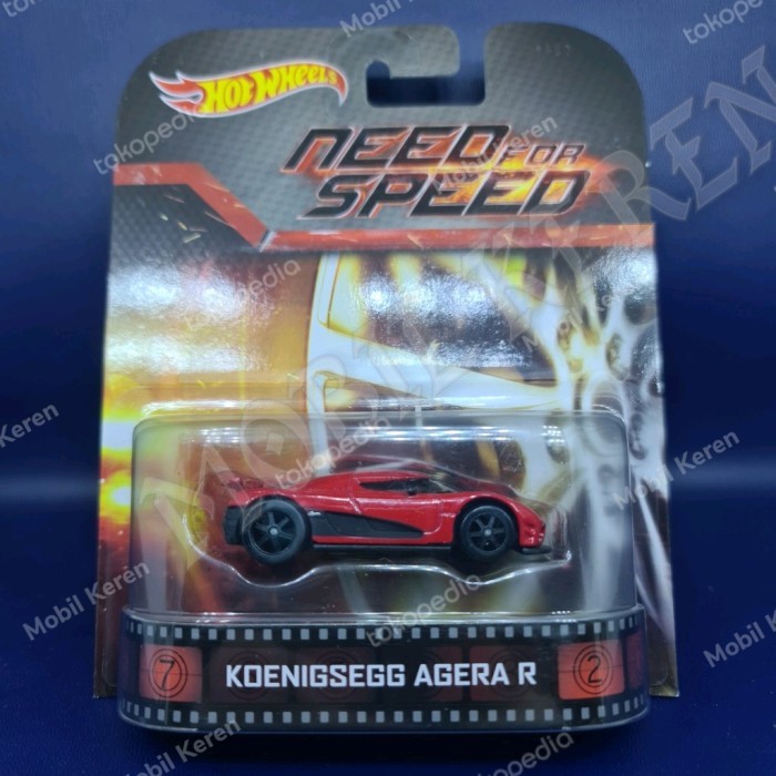 Hot Wheels Retro Need For Speed Koenigsegg Agera R | Shopee Malaysia