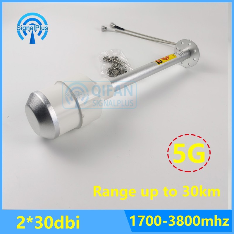 Version4 5G Antenna 2*30dbi 1700-3800mhz Globe Mimo Antenna Parabolic ...