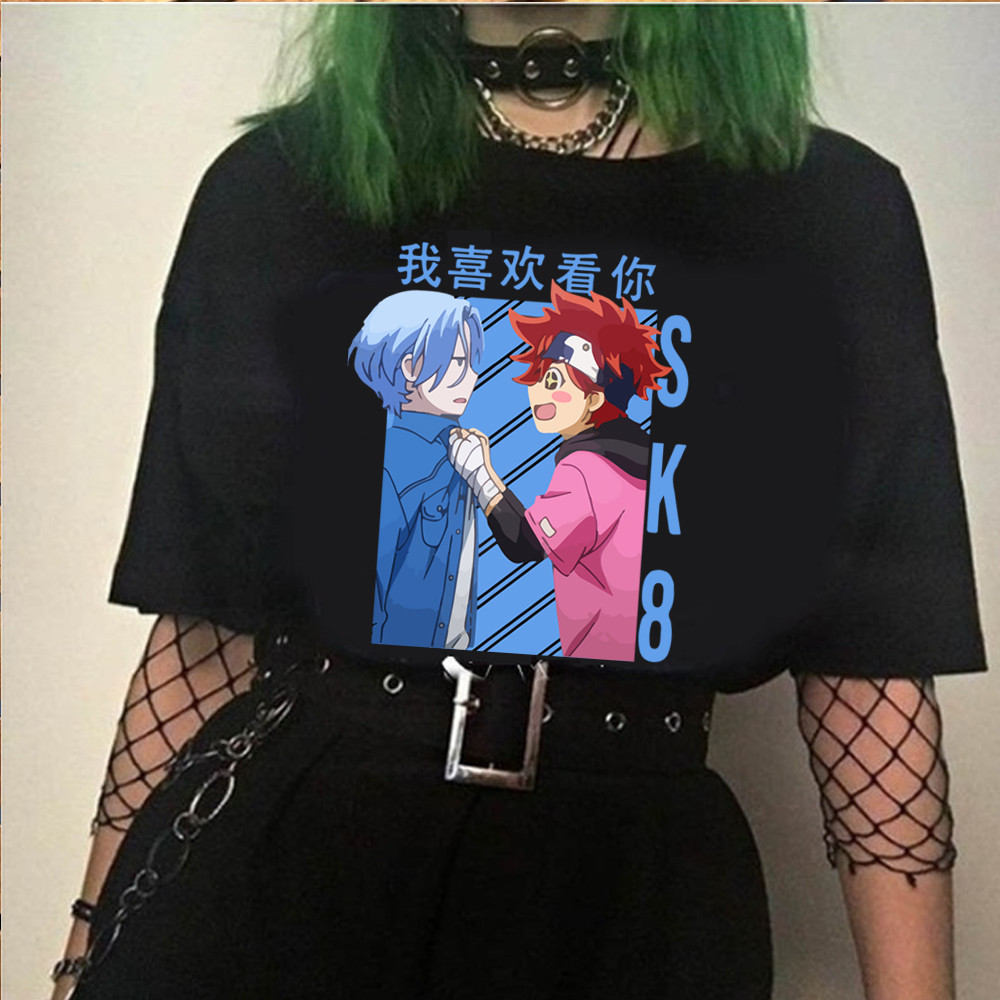 Kawaii Sk8 The Infinity Tshirt Cute Anime S cotton | Shopee Malaysia