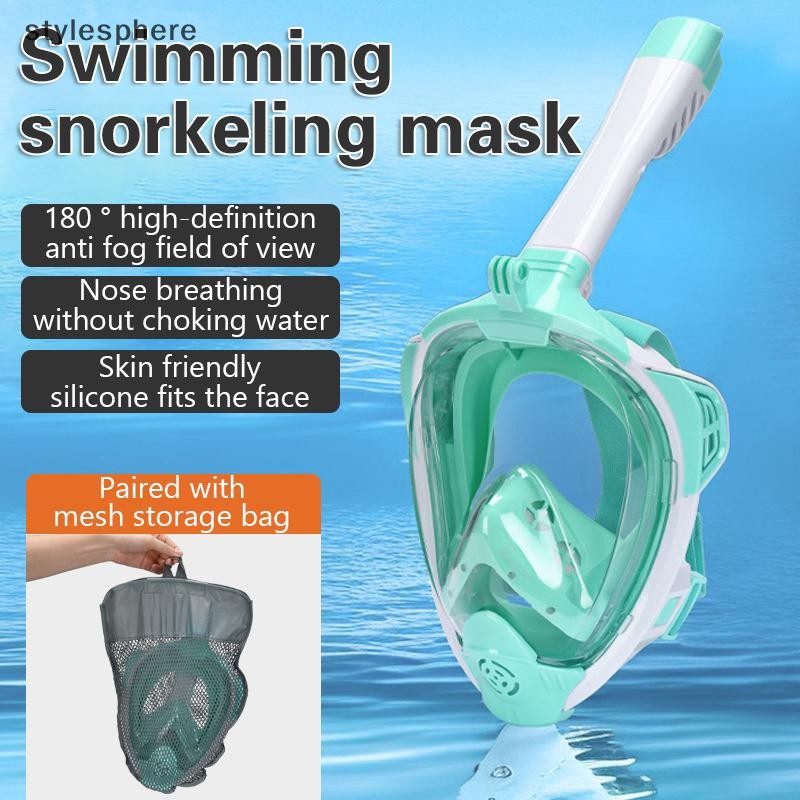 [Stylesphere] Underwater Snorkeling Full Face Children Swimming Mask ...