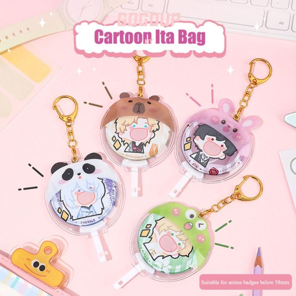 GOGUVO Ita Bag Pins, Cartoon Pin Display Bag Badge Protector, Cute With ...