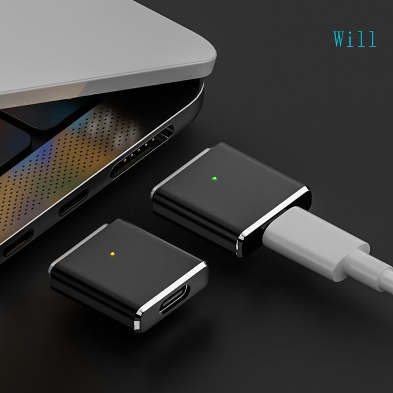 Will USB C to Mag 3 Converter Magnetic USB C Adapter Laptop 100W Fast ...