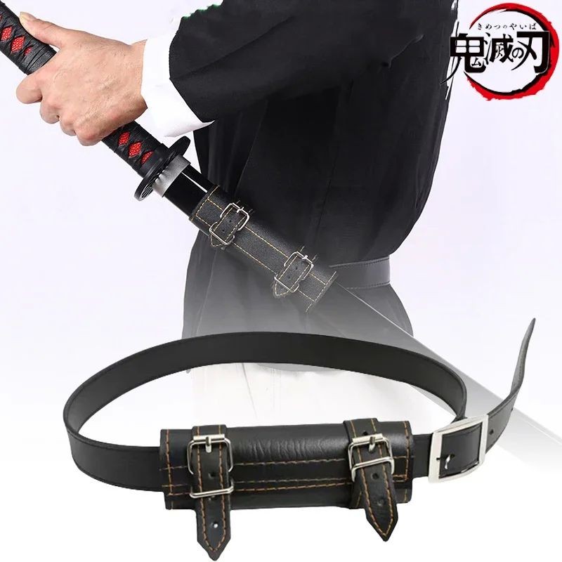 Katana Belt Holster Demon Slayer Anime Cosplay Prop Japanese Samurai ...